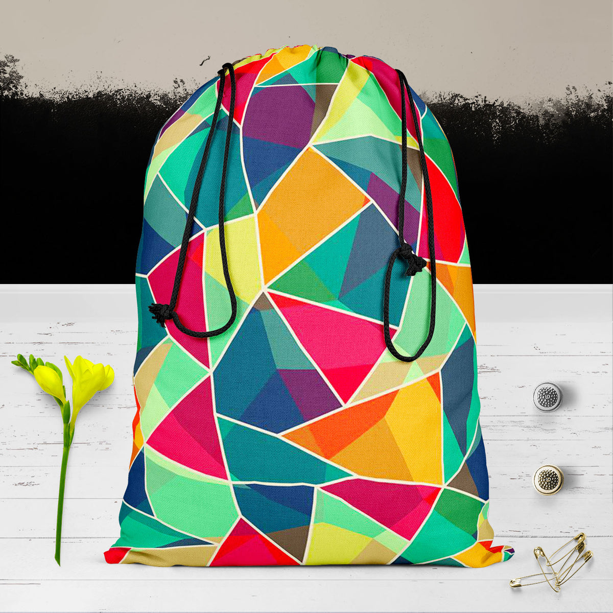 Mosaic D1 Reusable Sack Bag | Bag for Gym, Storage, Vegetable & Travel ...