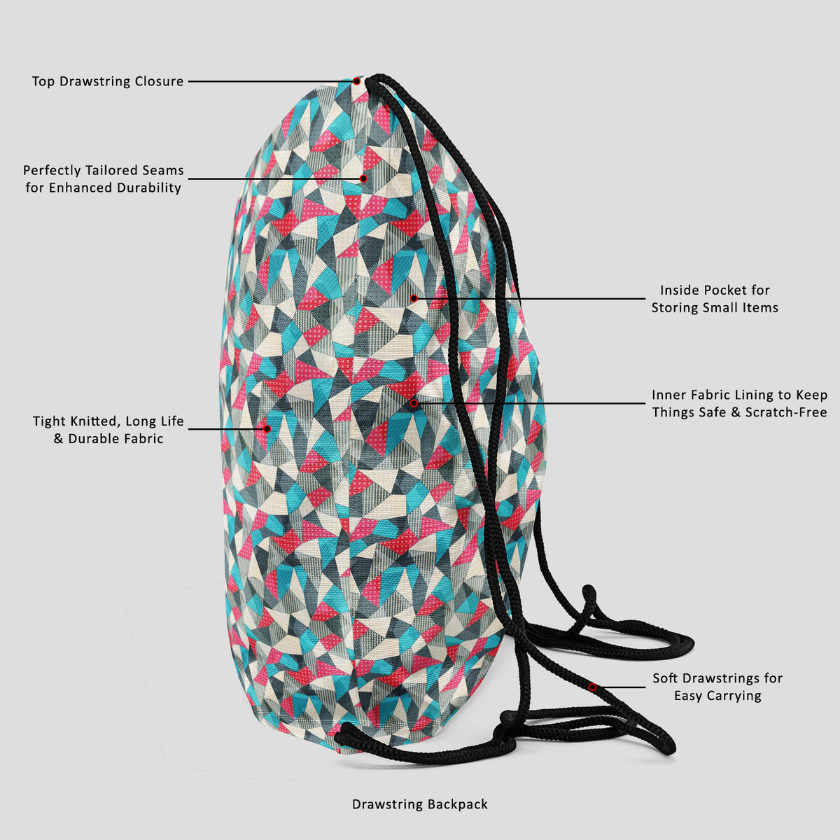 Cut Fabrics Backpack for Students | College & Travel Bag – ArtzFolio.com