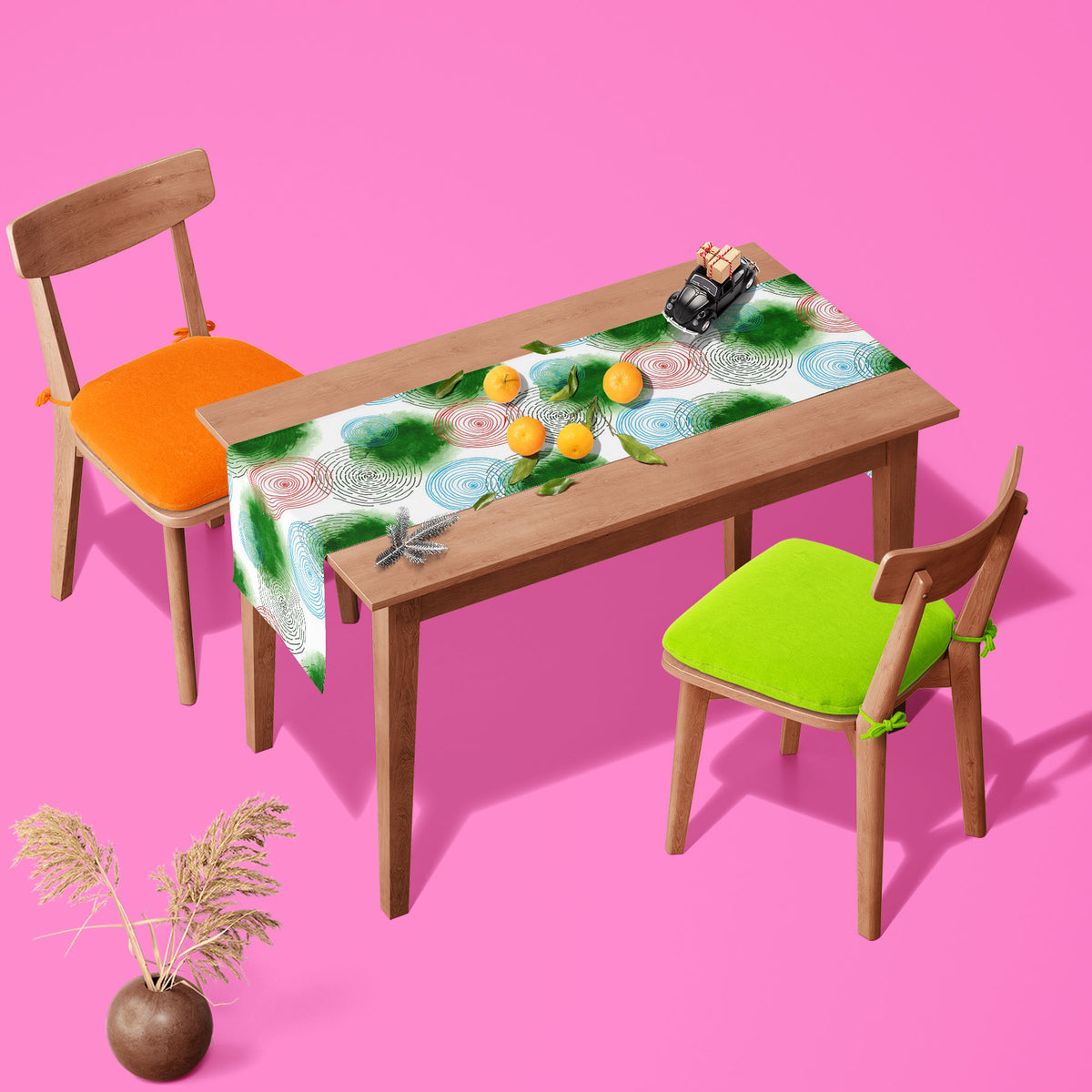 Hand Drawing Table Runner – ArtzFolio.com