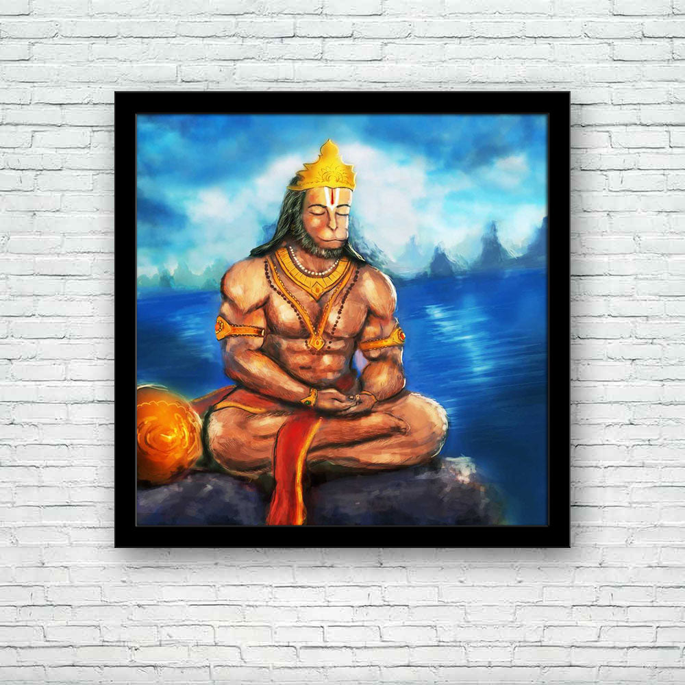 Abstract Hanuman Painting